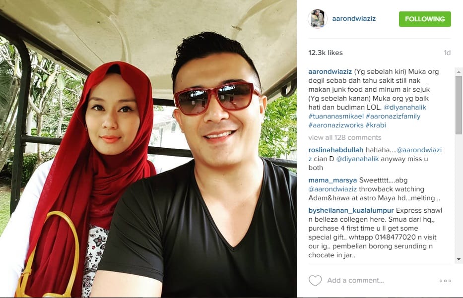 Gambar Percutian Aaron Aziz & Isteri Di Thailand - EH!